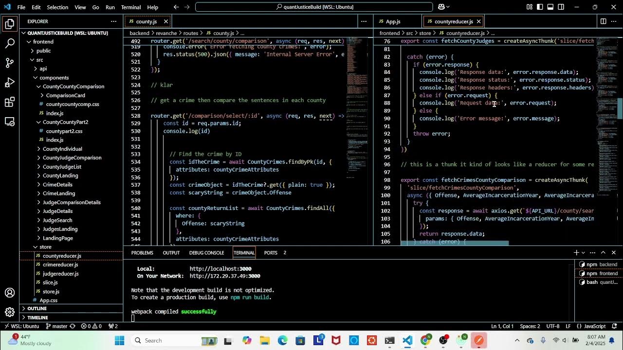 Debugging the front end part 12 - YouTube