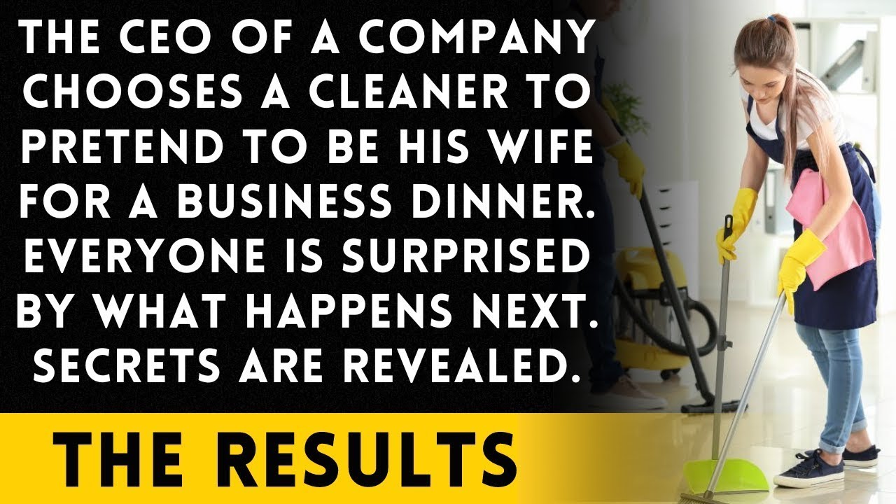 Big Surprise! CEO Chooses Cleaner as Pretend Wife for Business Meeting ...