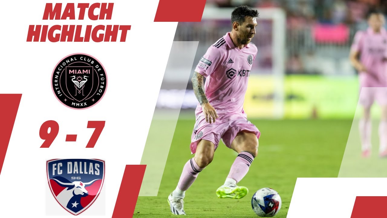 Inter Miami vs Dallas 9-7- All Goals & Highlights + Penalties 5-3-2023 ...