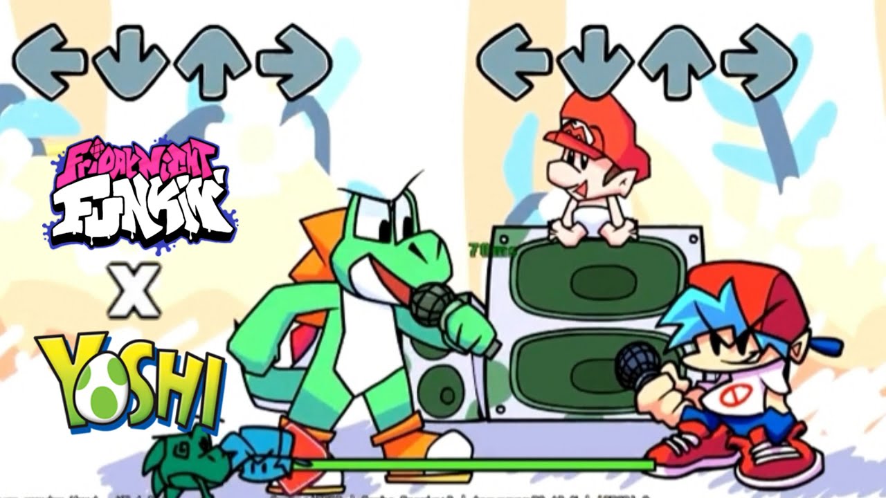 Friday Night Funkin' mod vs yoshi *brutal* - YouTube