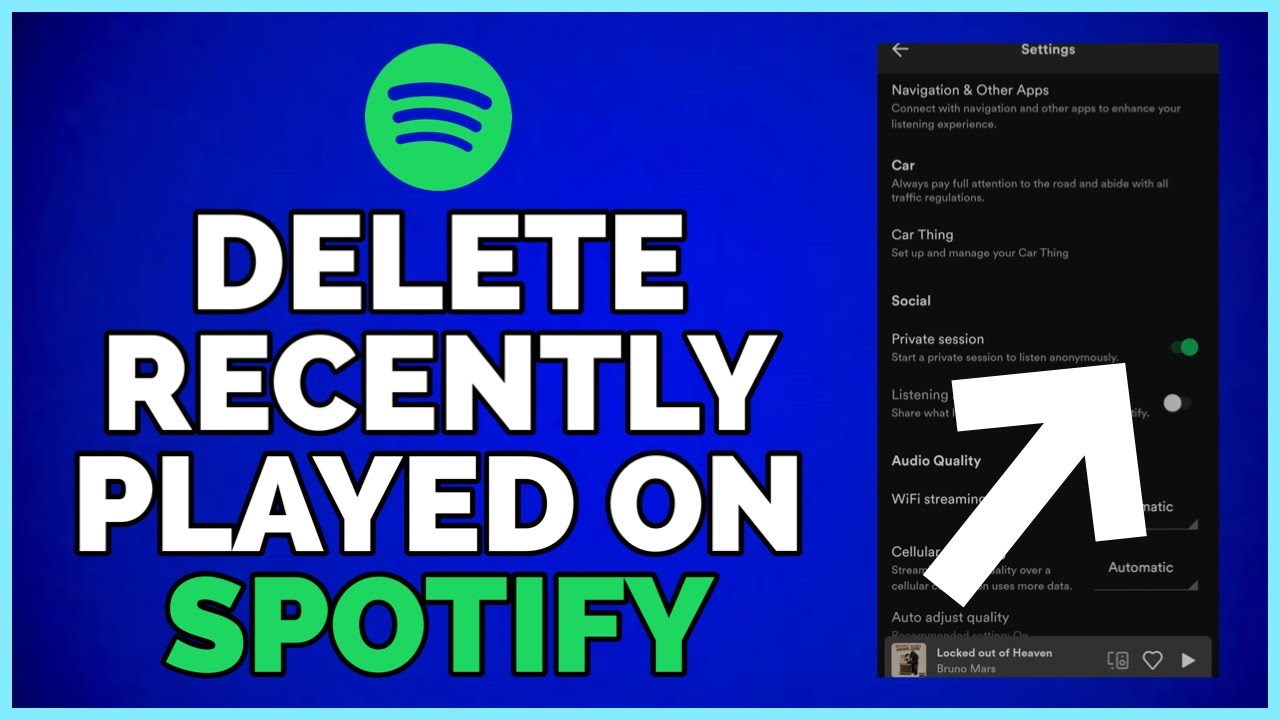 How To Delete Recently Played Songs On Spotify (2023) - YouTube
