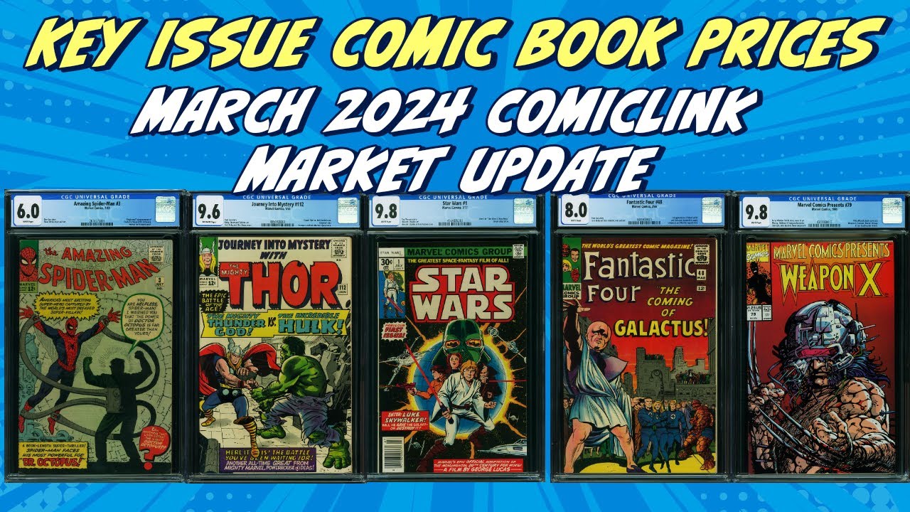 💥 CGC Graded Comic Book Market Update | March ComicLink Auction Price ...