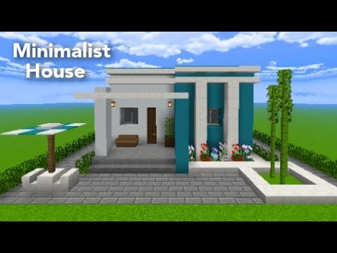 Minecraft Build : Membuat Rumah Minimalist Cantik | Tutorial #minecraft ...