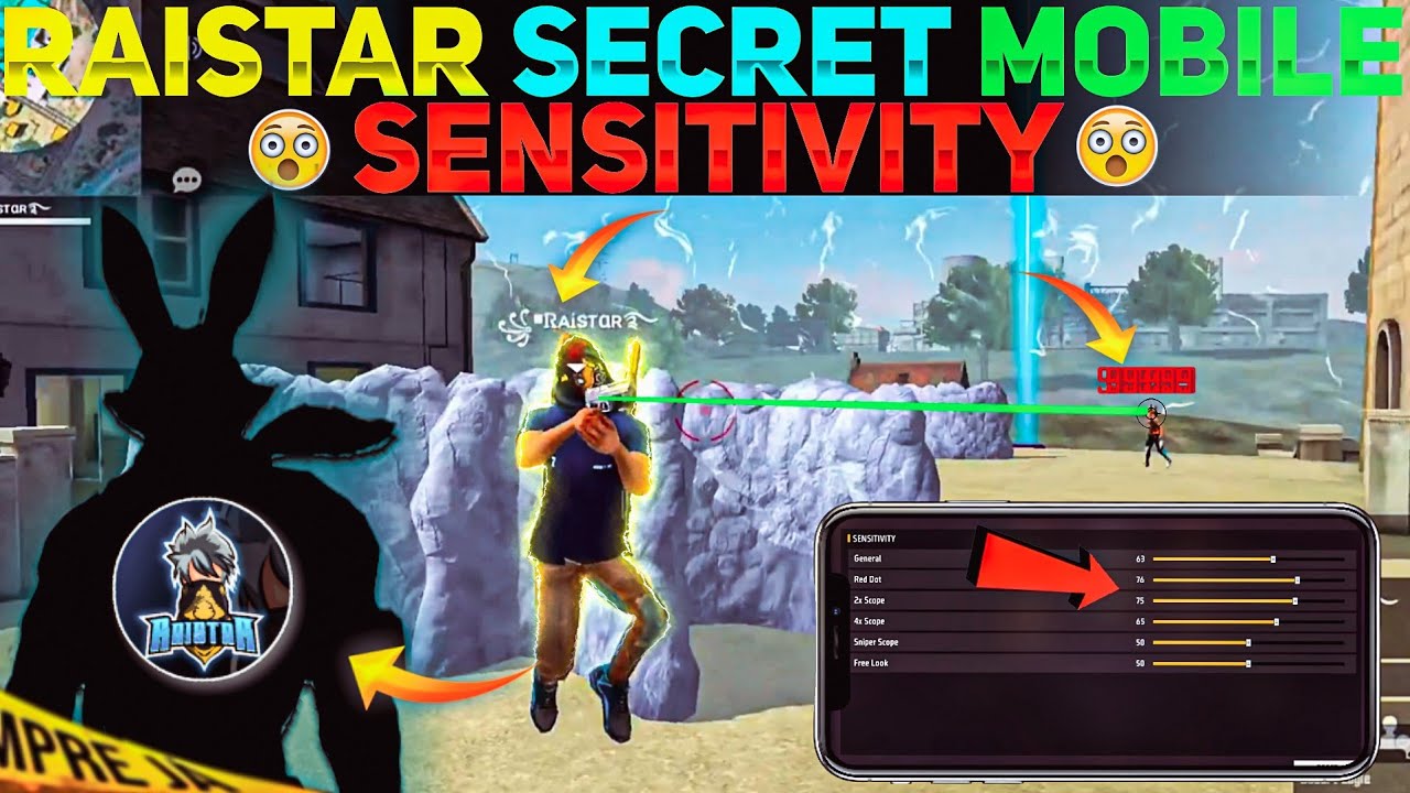 Raistar Secret Mobile Sensitivity 💀🔥 Raistar Headshot Sensitivity|| New ...
