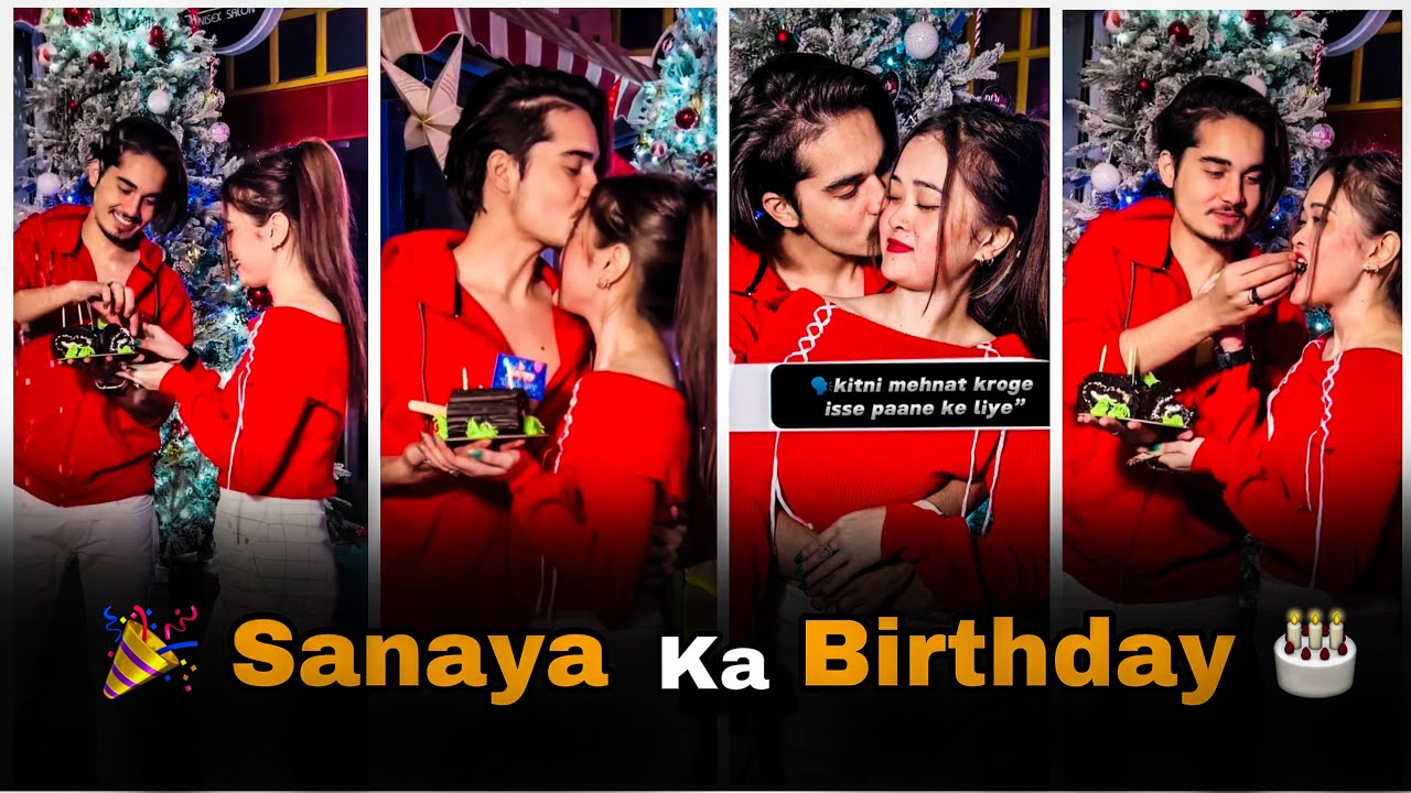 Sanaya Ka Birthday 🎁🎂 Sameer Sanaya 💕 #birthday #sanaya #sameer #sameerabbasi500 #muskan #love ...