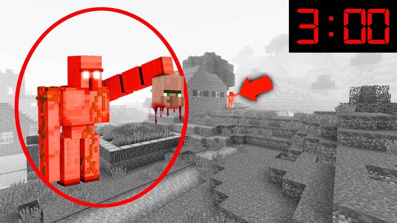 Does the blood golem REALLY Exist In this Minecraft seed? - YouTube