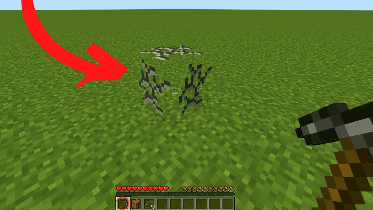 How to Mine Air in Minecraft (No Mod!!) - YouTube