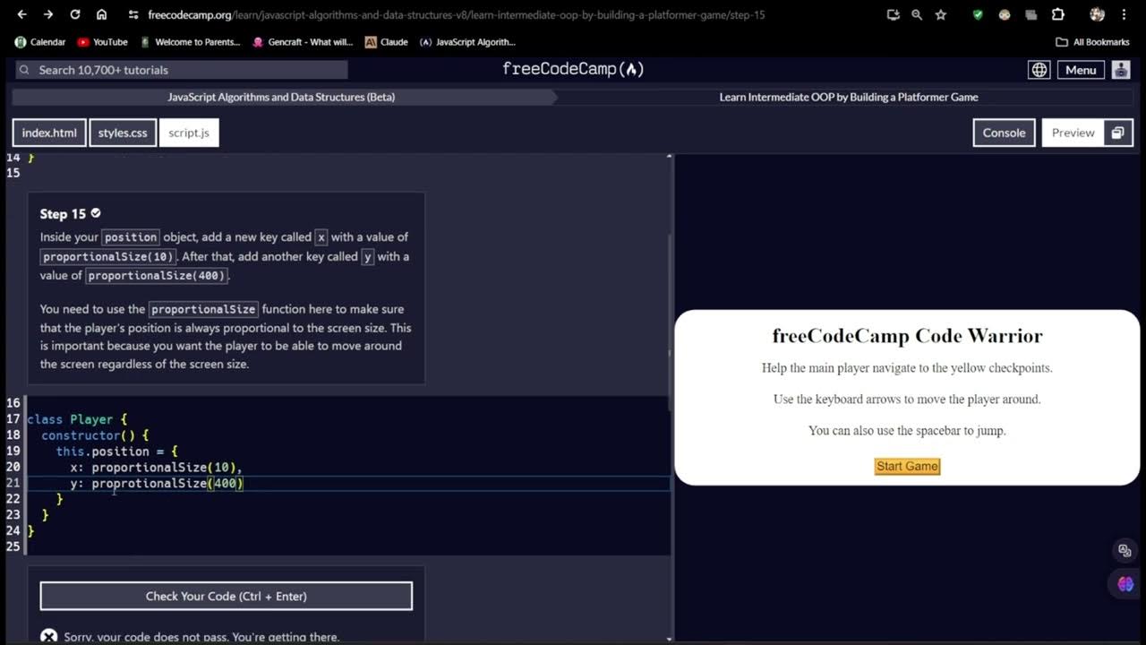 Intermediate OOP PlatformerGame 15 - YouTube