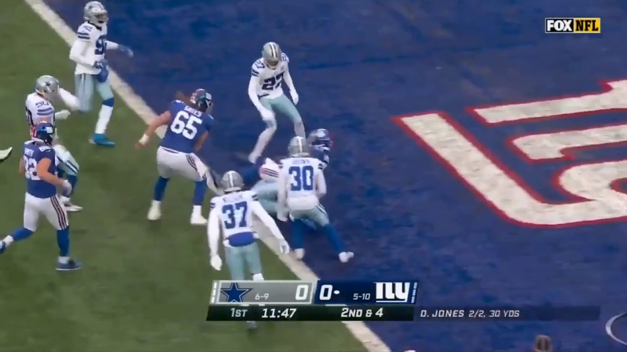 Sterling Shepard takes it 23 yards for a touchdown against the Cowboys ...