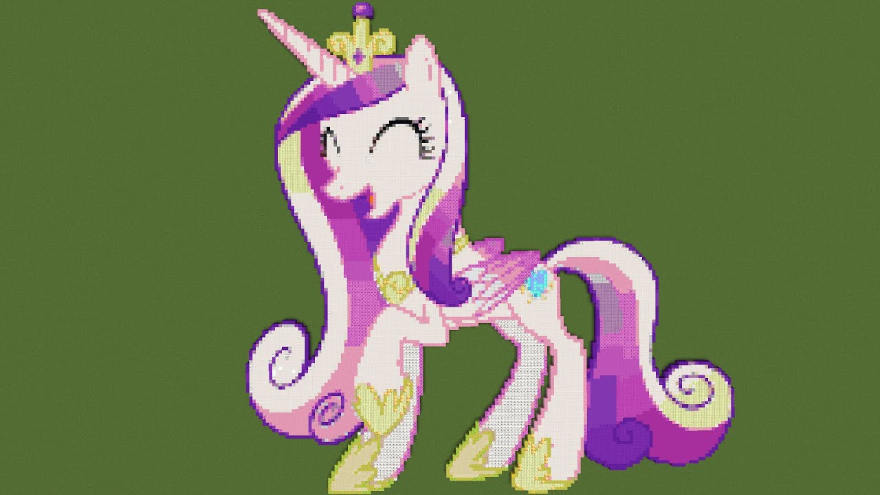 My Little Pony Minecraft Pixel Art Derpy