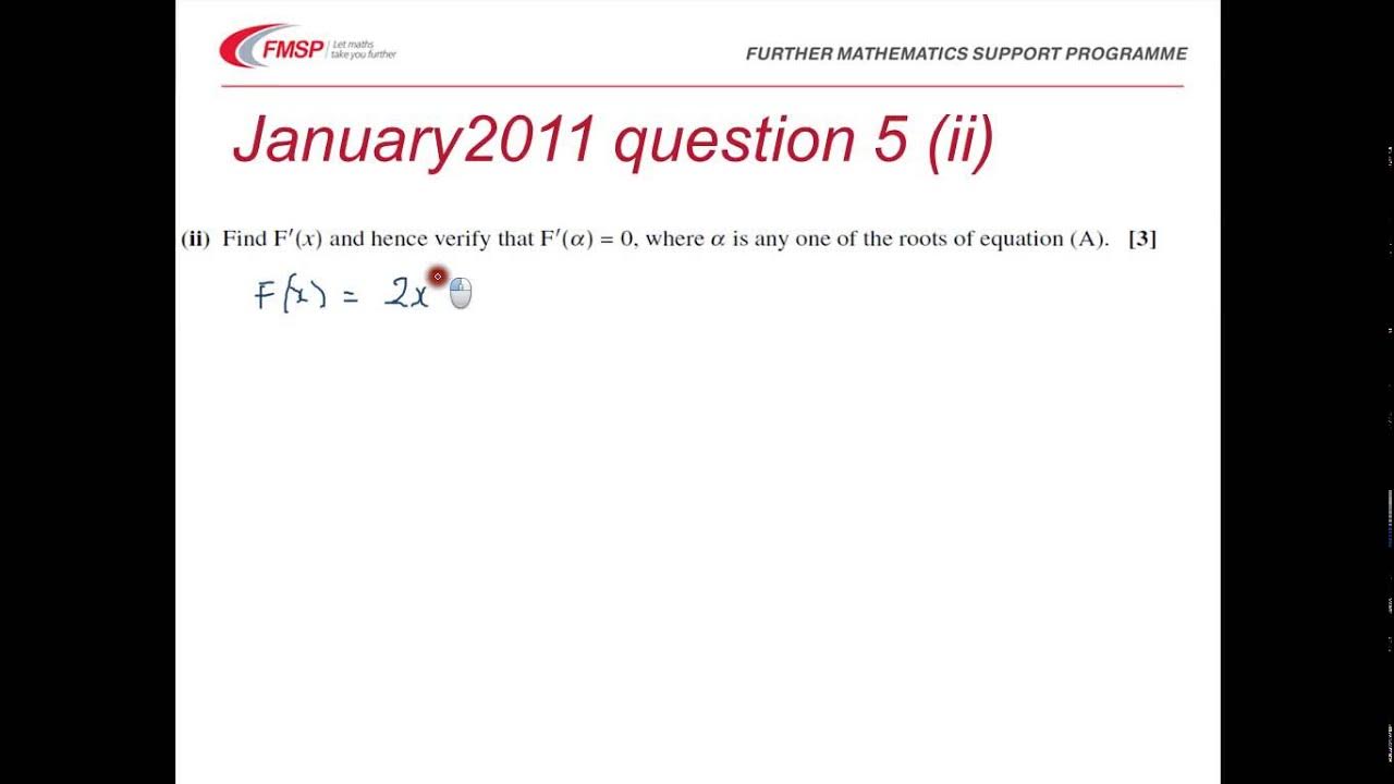 FMSP Revision Video: OCR FP2 - Numerical Methods - YouTube