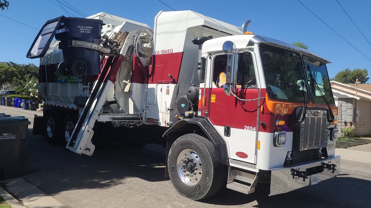 Burrtec 2 Brand New Peterbilt 520 Octo Amrep Garbage Truck on Santa ...