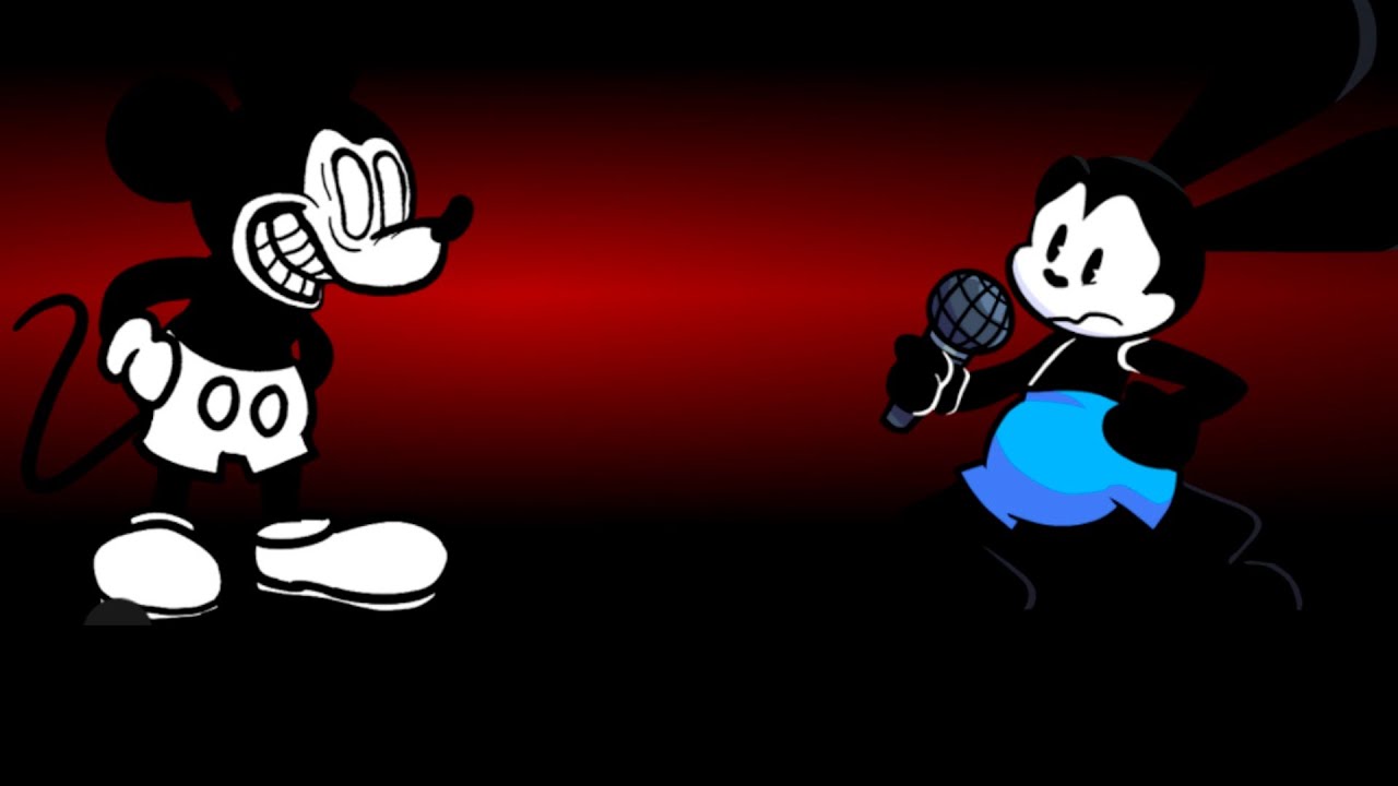 FNF Mickey Mouse V.S Oswald - Rabbit's Defeat FULL HORROR MOD [HARD ...