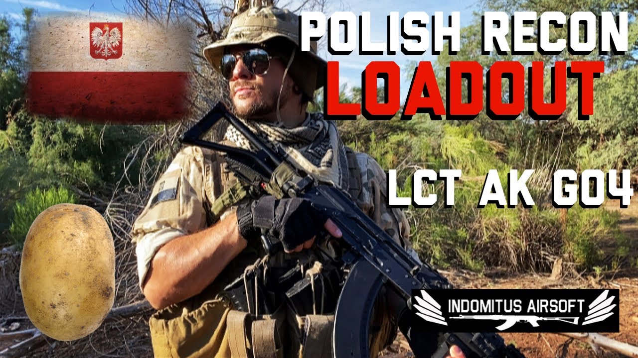 Polish Recon Airsoft Loadout | LCT AK G04 | WZ.93 Desert Camo | Airsoft ...
