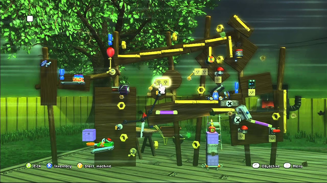 Tinker Fun Puzzle 10 (Side Wind): Crazy Machines Elements - YouTube