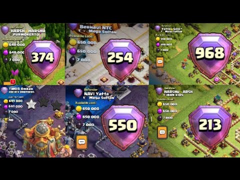 top fro players base 6k+ legend league base link top 10 base clash of ...