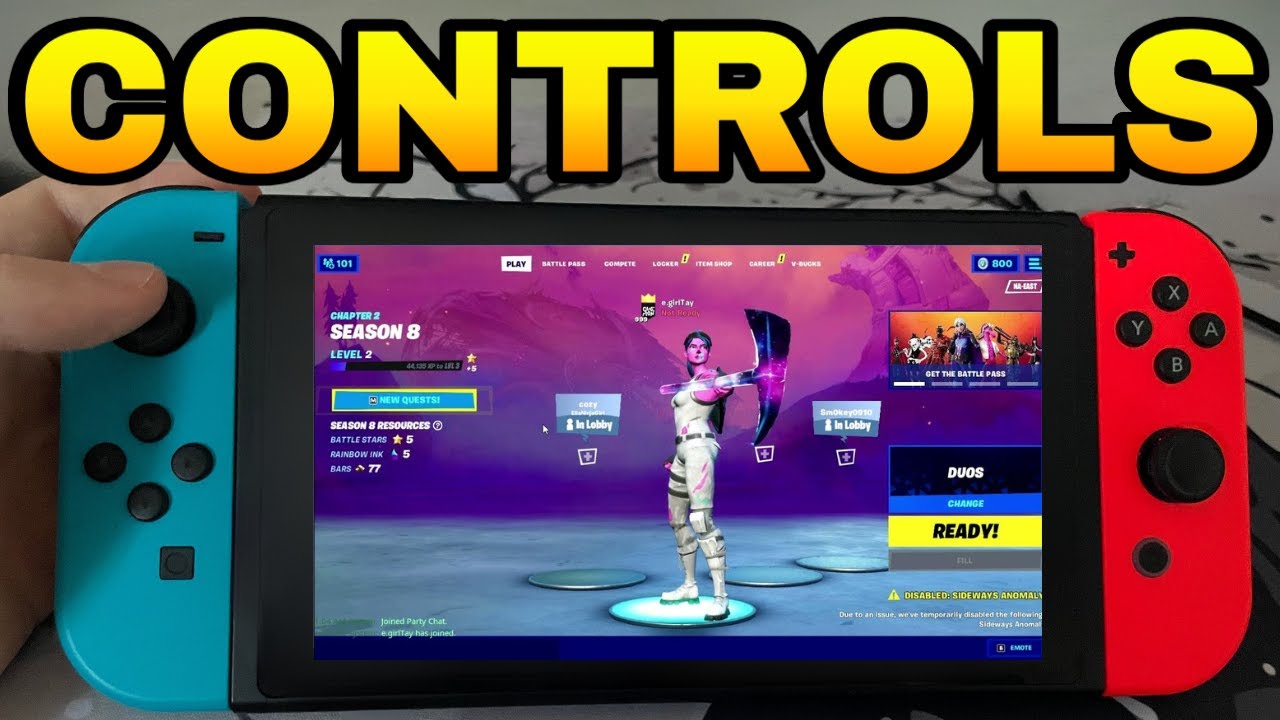 How To Change Controls on Fortnite Nintendo Switch (2026) - YouTube