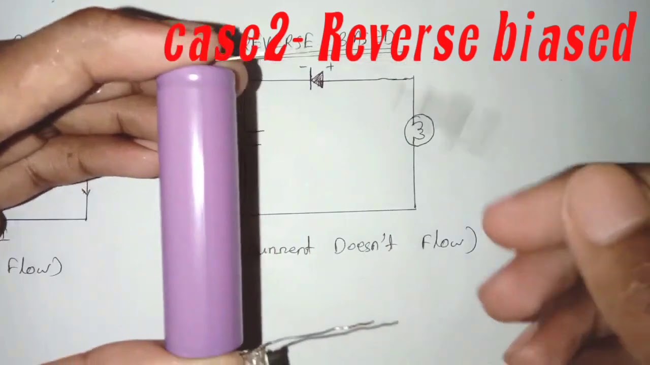 Forward biased and reverse biased experiment - YouTube