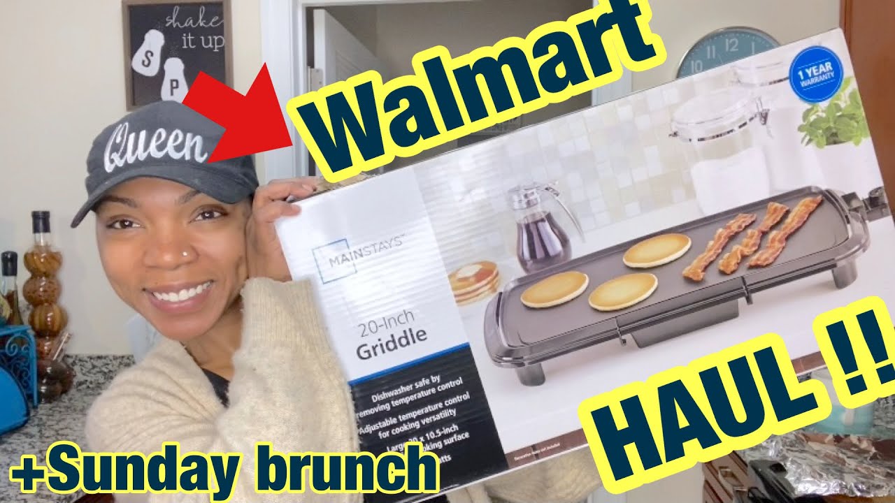 WALMART SHOPPING HAUL|COOK SUNDAY BRUNCH WITH ME|WALMART GROCERY HAUL ...