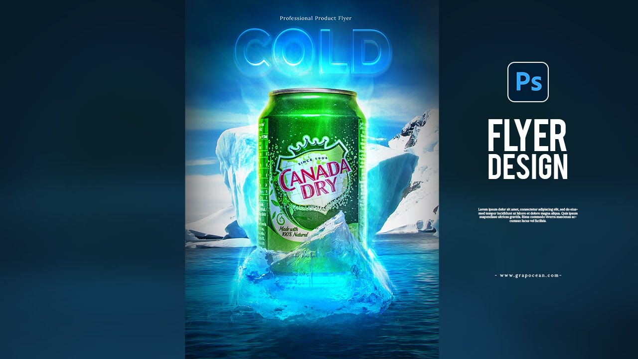 Product Sales Promotion Flyer Design | Adobe Photoshop Tutorial - YouTube