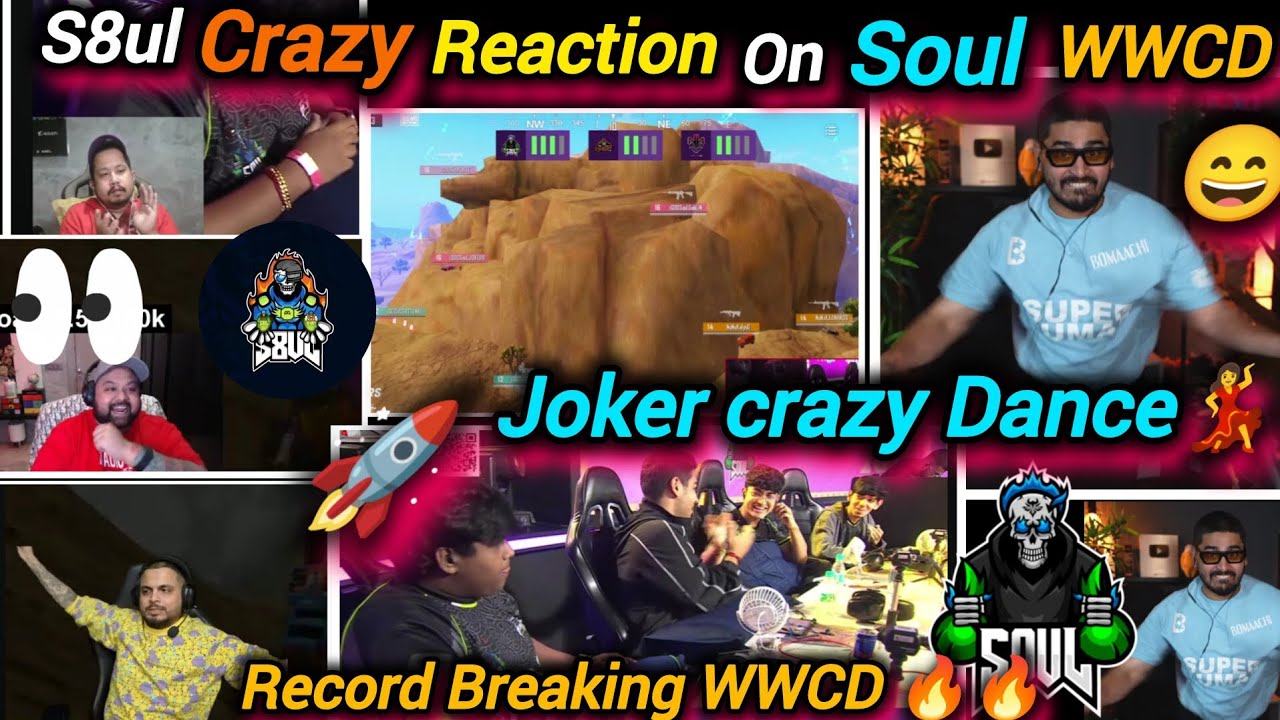 S8ul crazy reaction on record breaking soul WWCD 🚀🚀🔥🔥. Joker doing ...