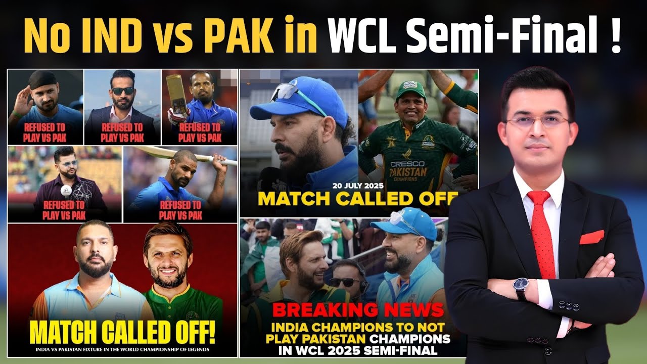 WCL 2025: India Champions refuses to play against Pakistan in WCL ...