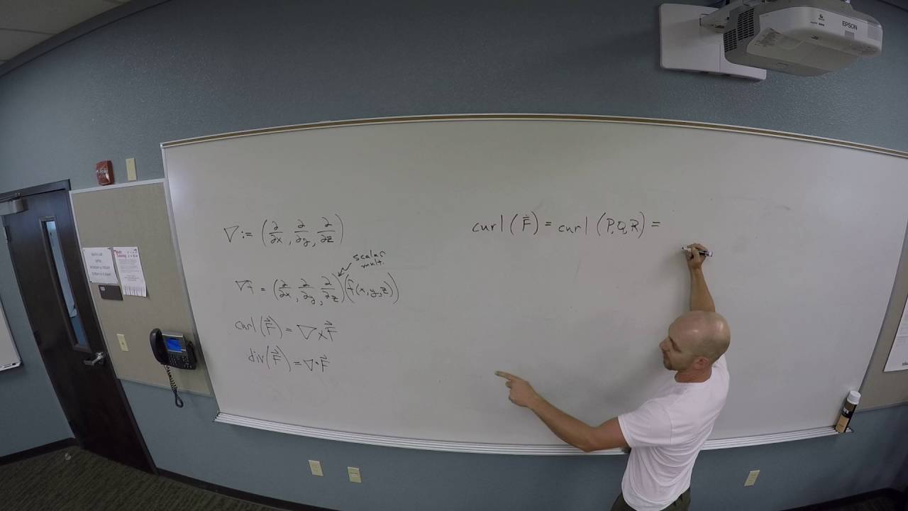 Shortcut for calculating Curl and Divergence - Notation - YouTube