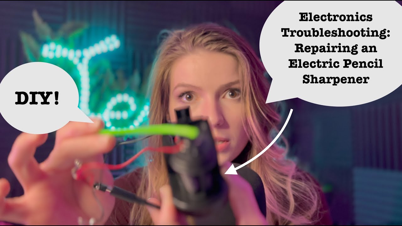 Electronics Troubleshooting: Repairing an Electric Pencil Sharpener DIY - YouTube