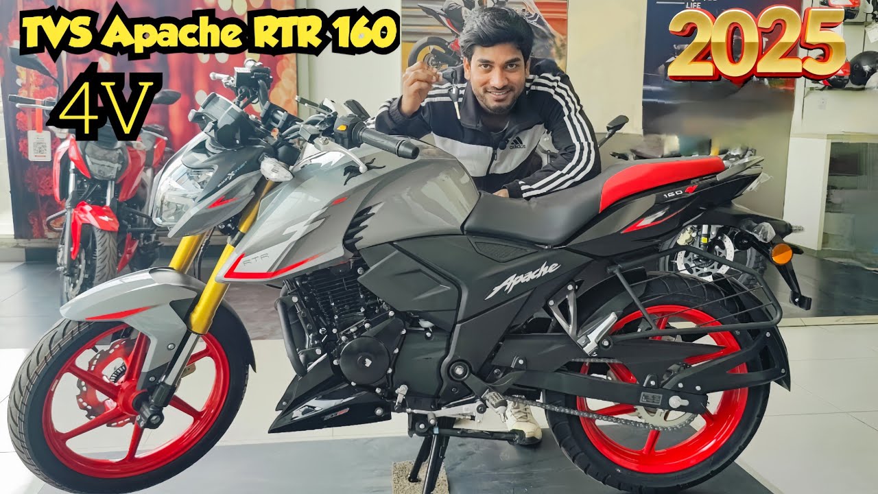 NEW 2025 Apache RTR 160 4V Review | price, mileage, top speed | Apache ...