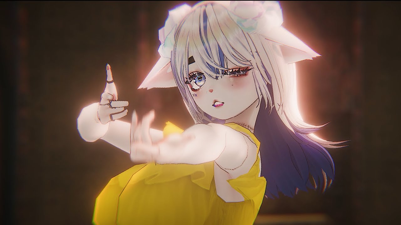 【VRM Live Viewer】 ヒアソビ / Play With Fire / 불장난 【VROID】 - YouTube