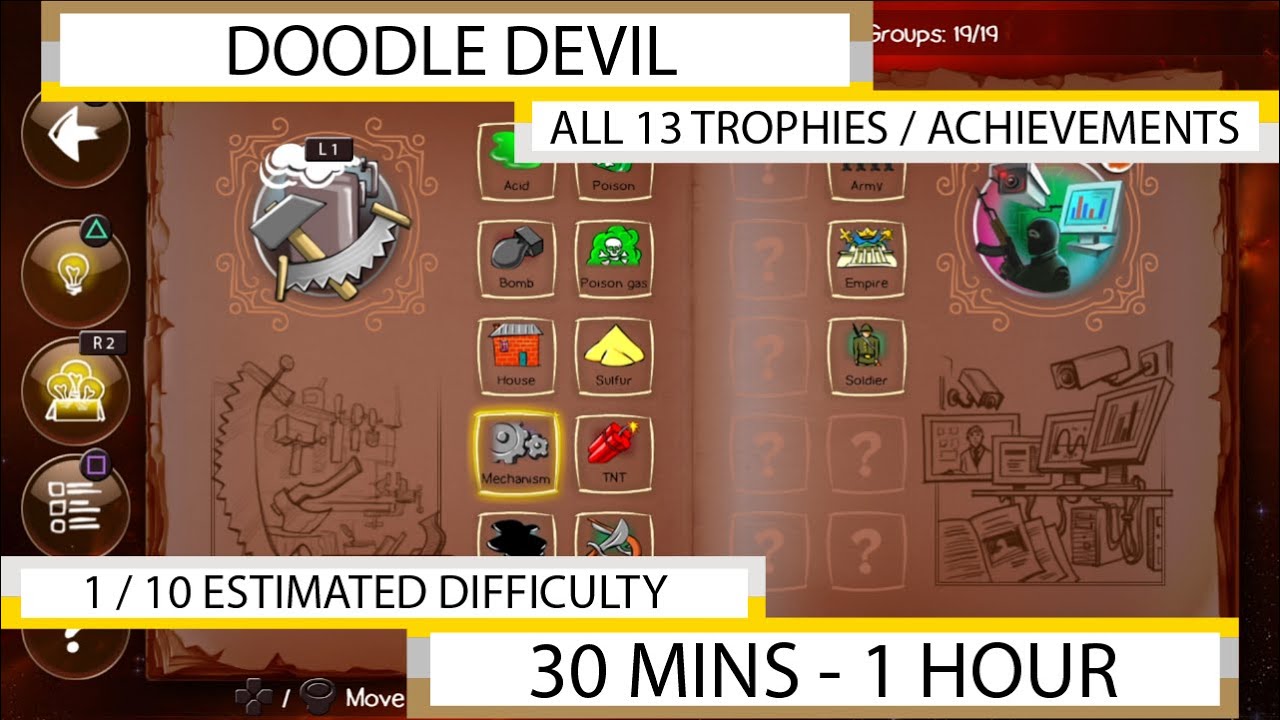 Doodle Devil - Easy 100% Trophy / Achievement Guide Walkthrough [No ...