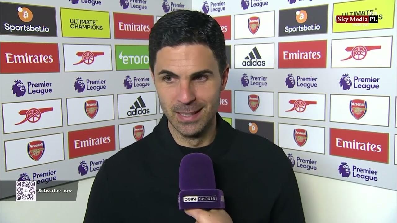 Mikel Arteta Post Match Interview | Arsenal 3-1 Chelsea. - YouTube
