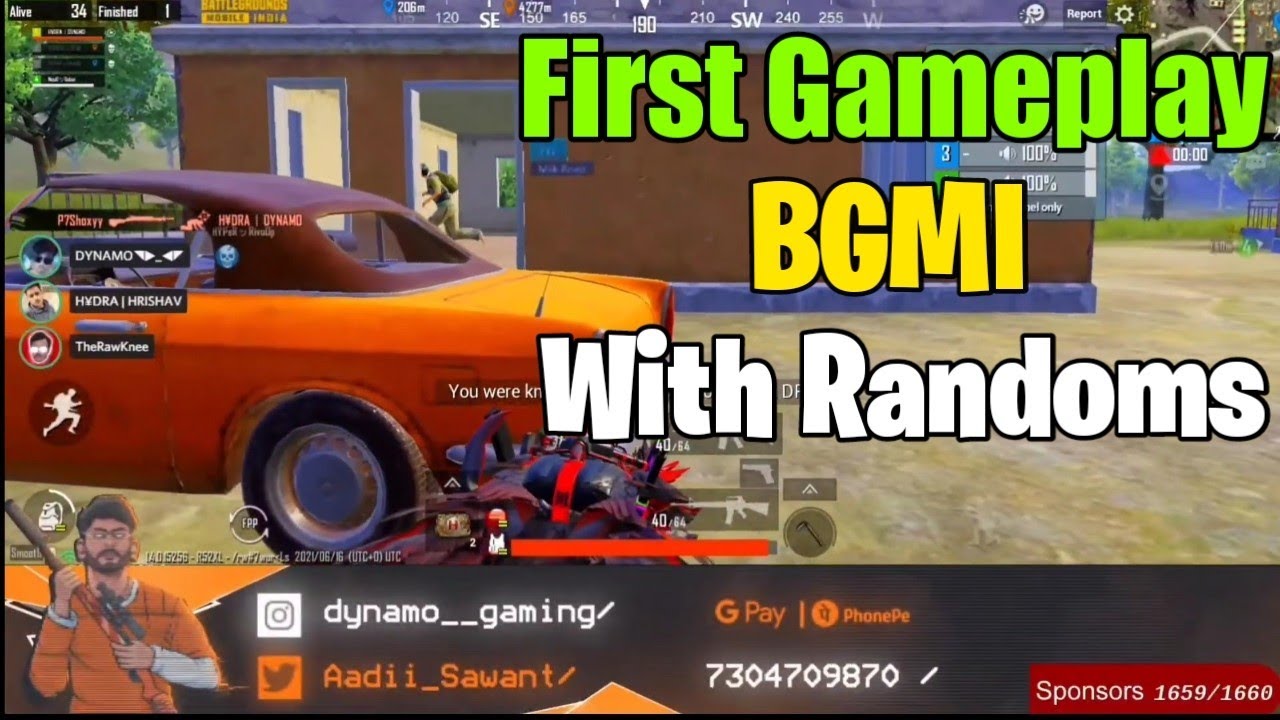 Dynamo First BGMI Gameplay - YouTube
