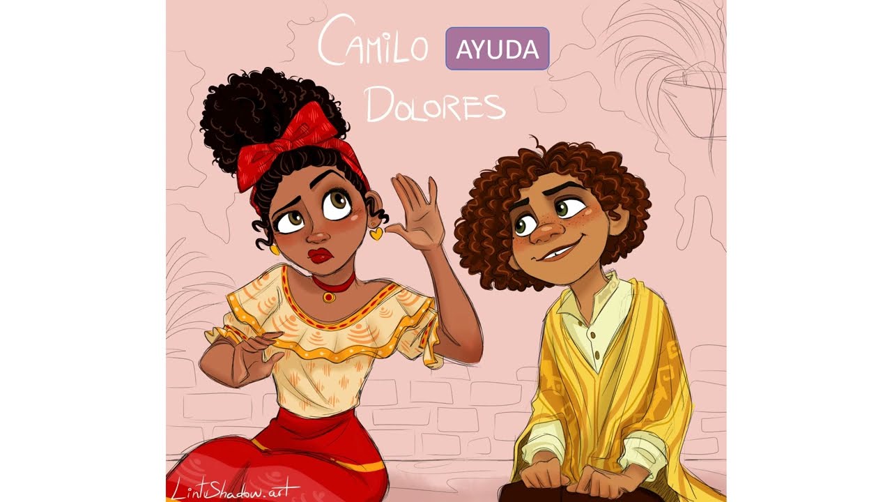 Comic de encanto Camilo ayuda a Dolores en español - YouTube