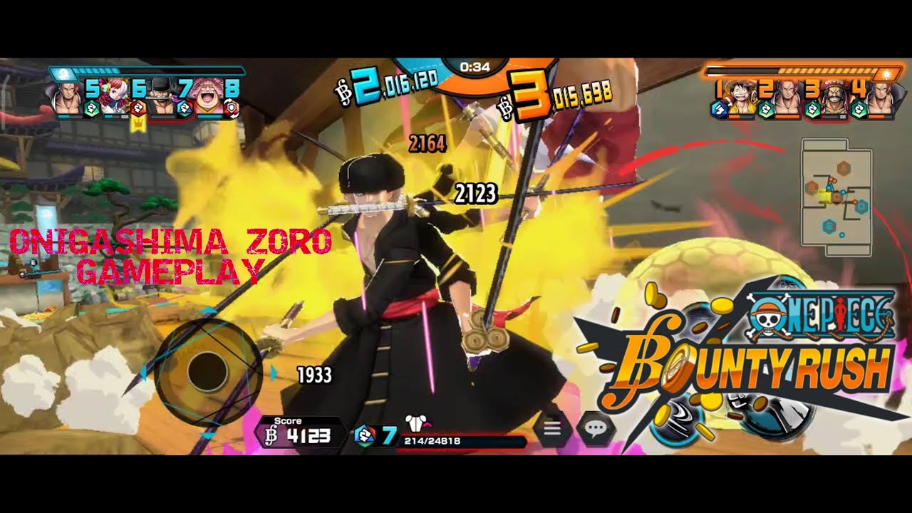 Opbr - Onigashima Zoro Oynanış (Gameplay) - YouTube