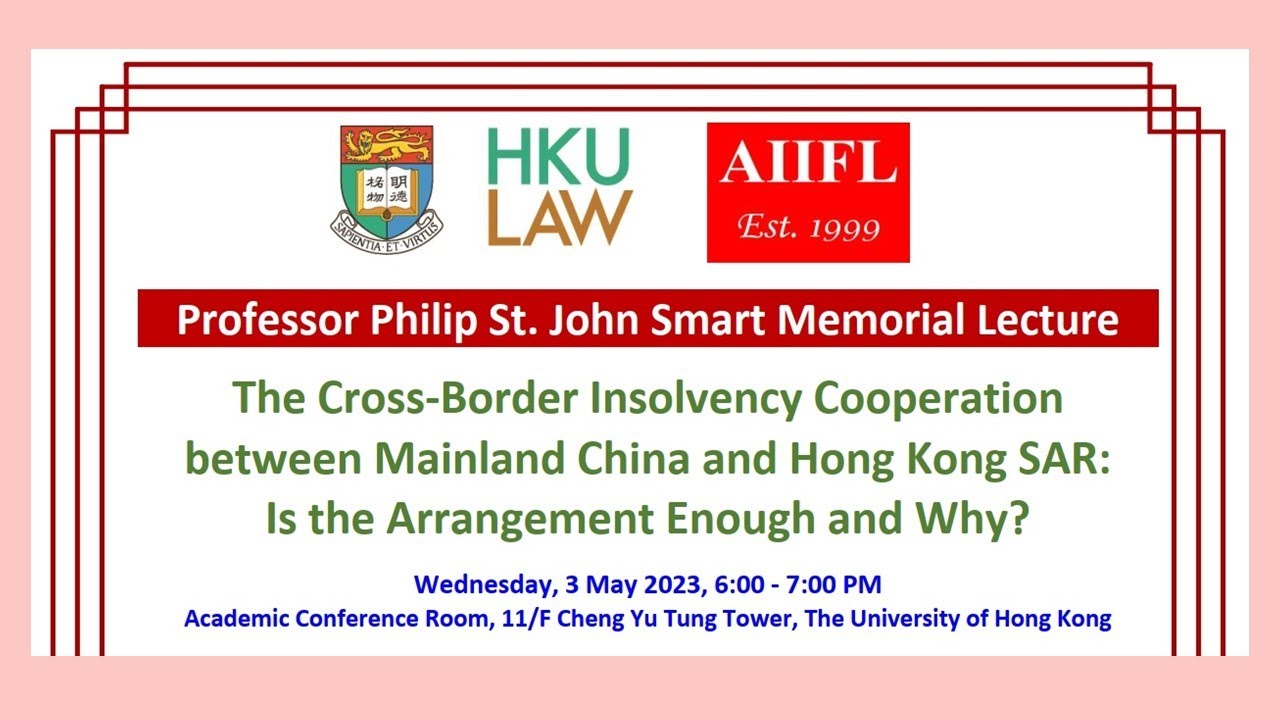 The 4th Professor Philip St. John Smart Memorial Lecture (3 May 2023 ...