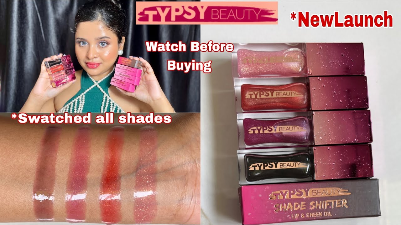 *NEW Typsy Beauty Shade Shifter Lip oils All Shades Swatches & Honest ...