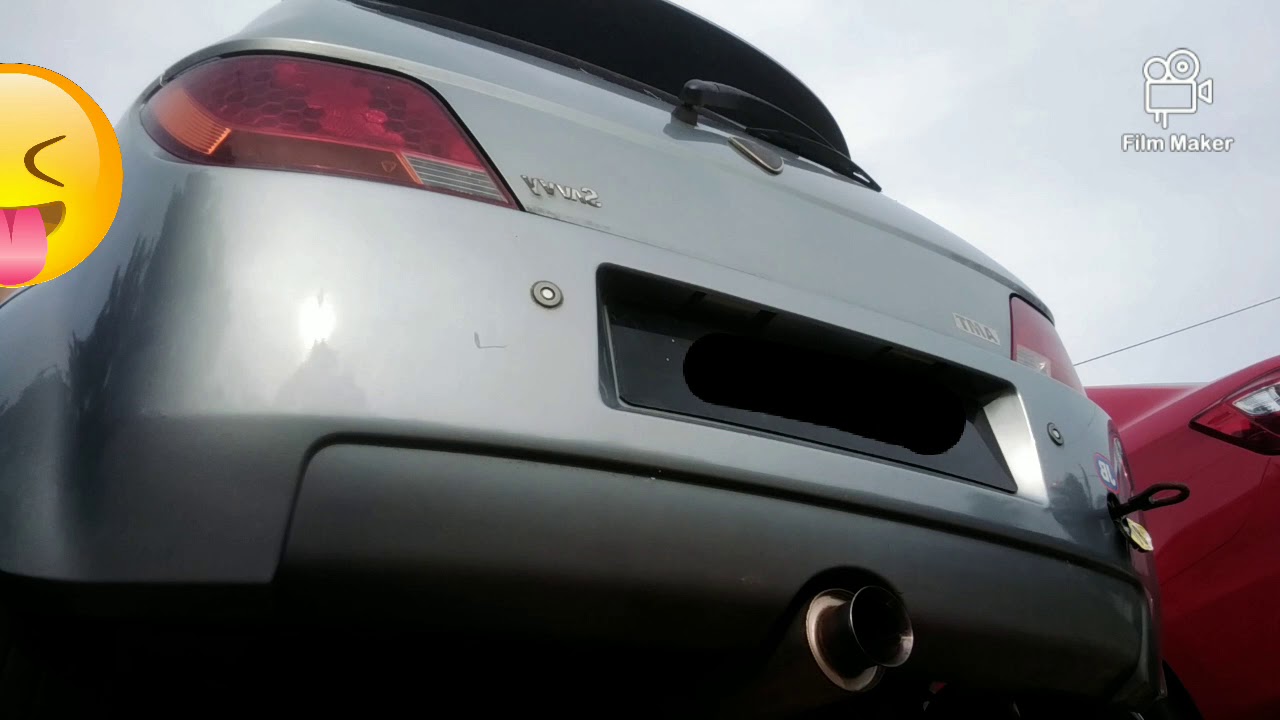 2008 Proton Savvy HKS exhaust sound - YouTube
