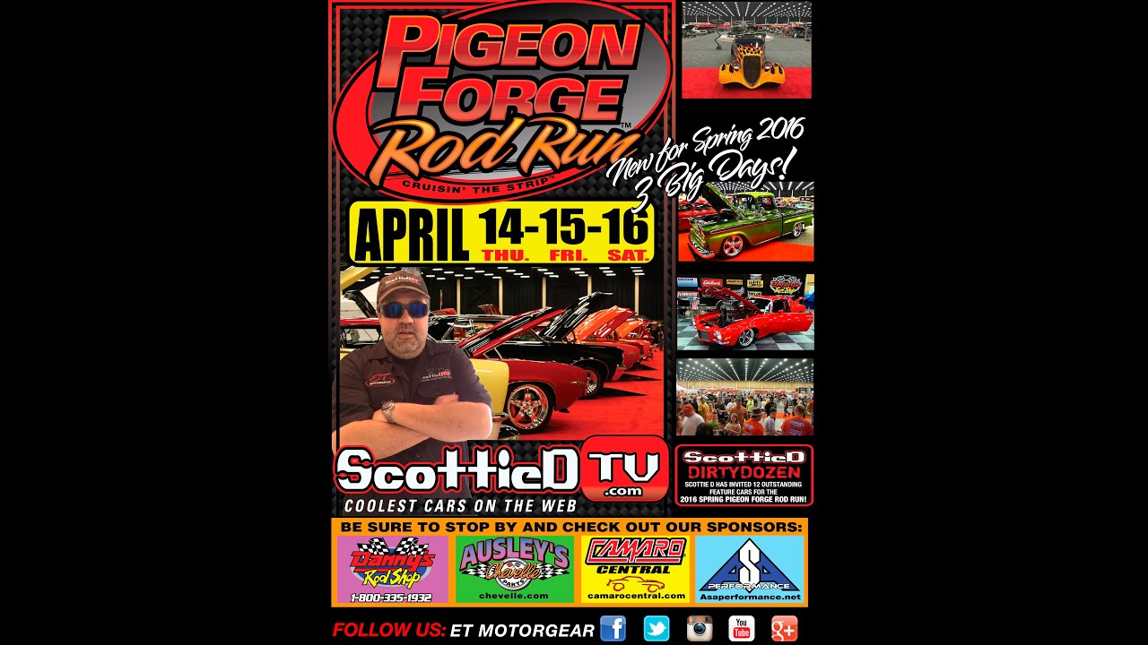2016 Pigeon Forge Rod Run Spring - YouTube