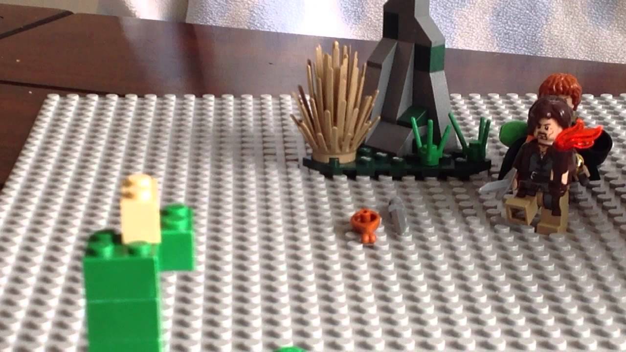 Lego lord of the rings stop motion - YouTube