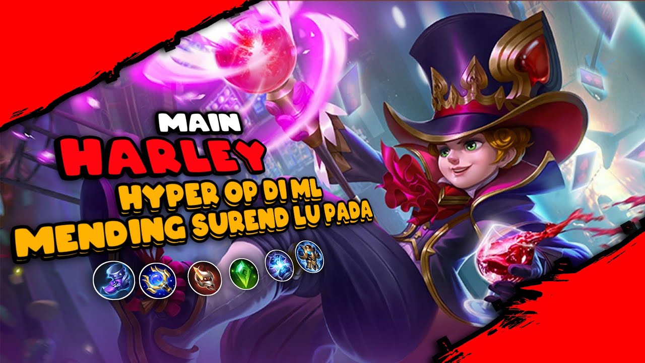 MAIN HARLEY JUNGGLER OP DI MOBILE LEGEND🔥🔥🔥, MENDING SUREND LU PADA ...