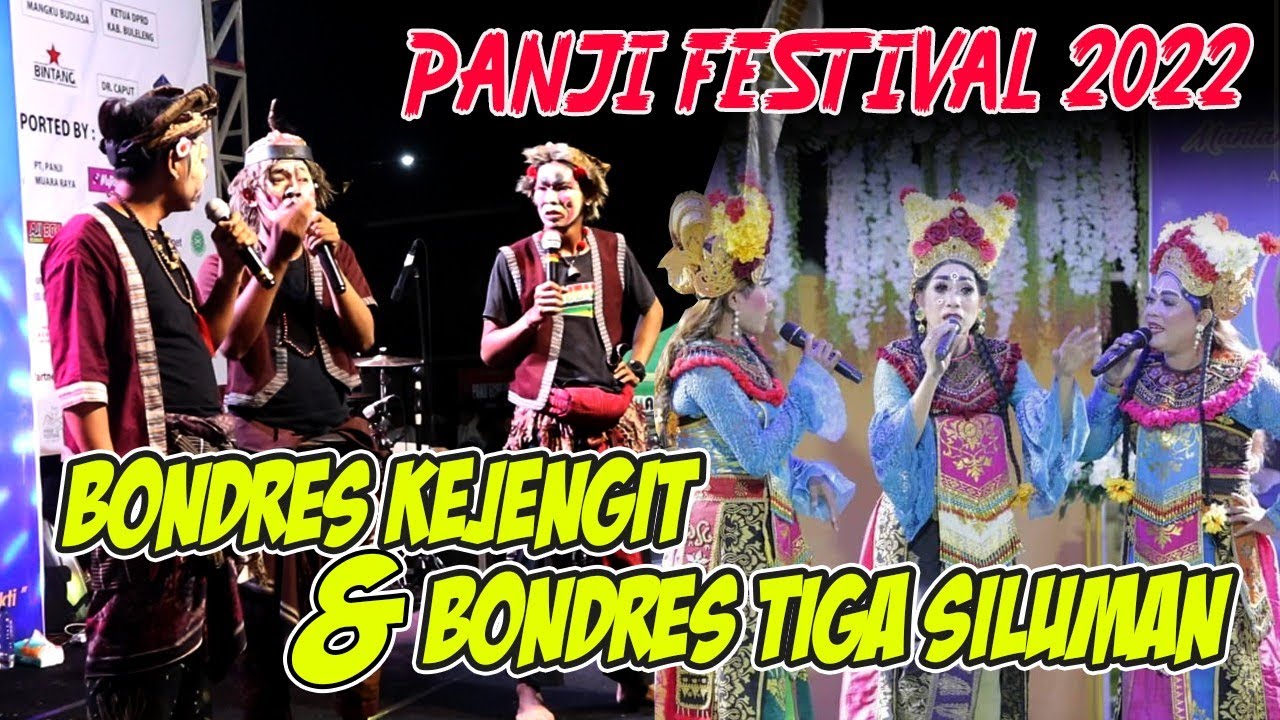 Bondres Tiga Silum4n dan Bondres Kejengit di Panji Festival 2022 - YouTube