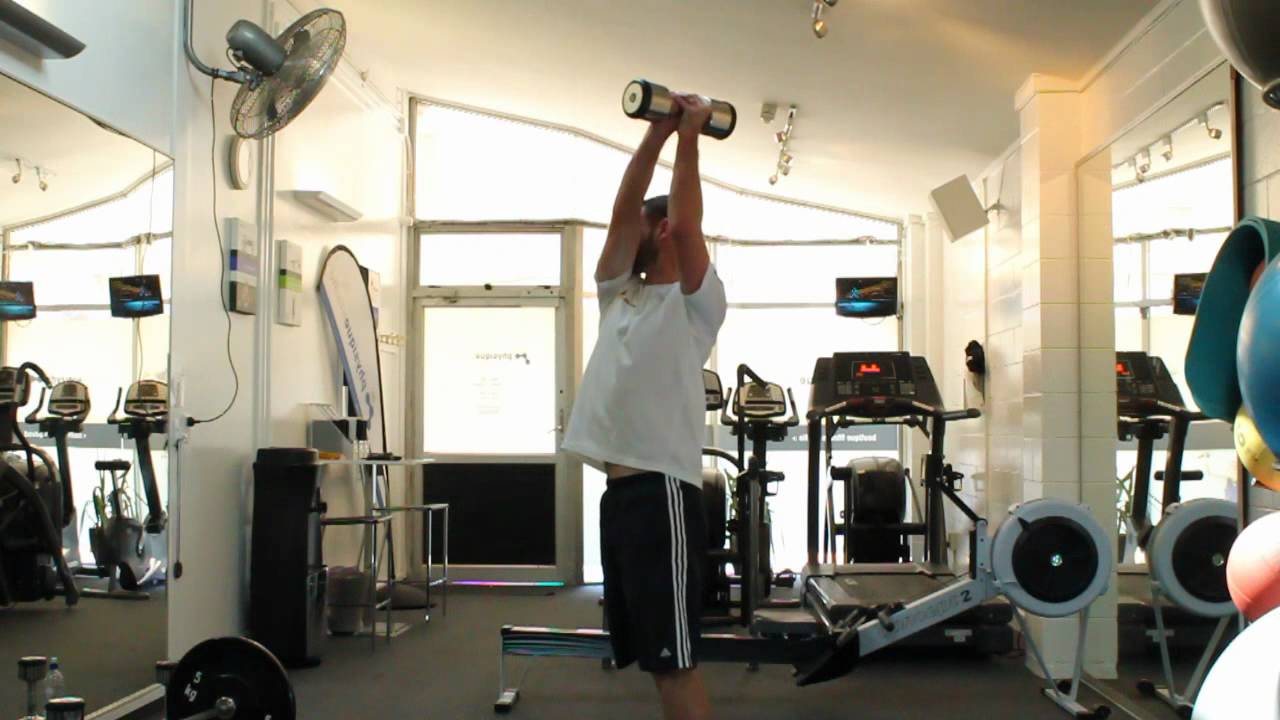 Dumbbell Core Rotation Low to High - GymCalc.com - YouTube