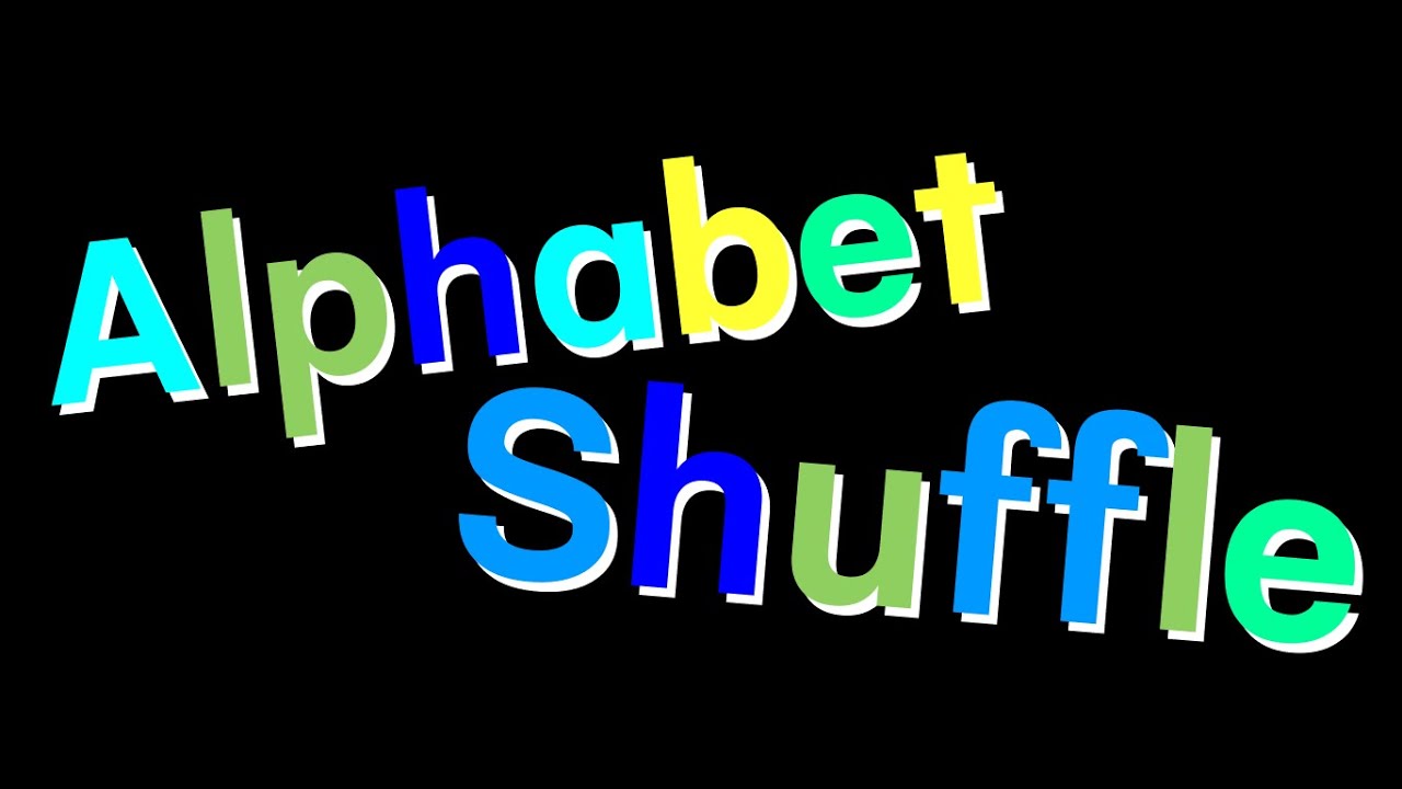 Xara's Animation: Alphabet Shuffle - YouTube