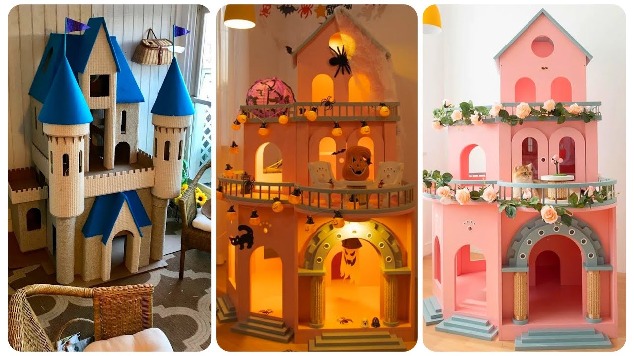 Cat House Castle For Your Feline Friend The Purr Fect Home To Keep