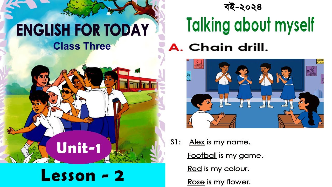 Class 3 English | Unit 1 | Lesson 2 || Talking About Myself || English ...