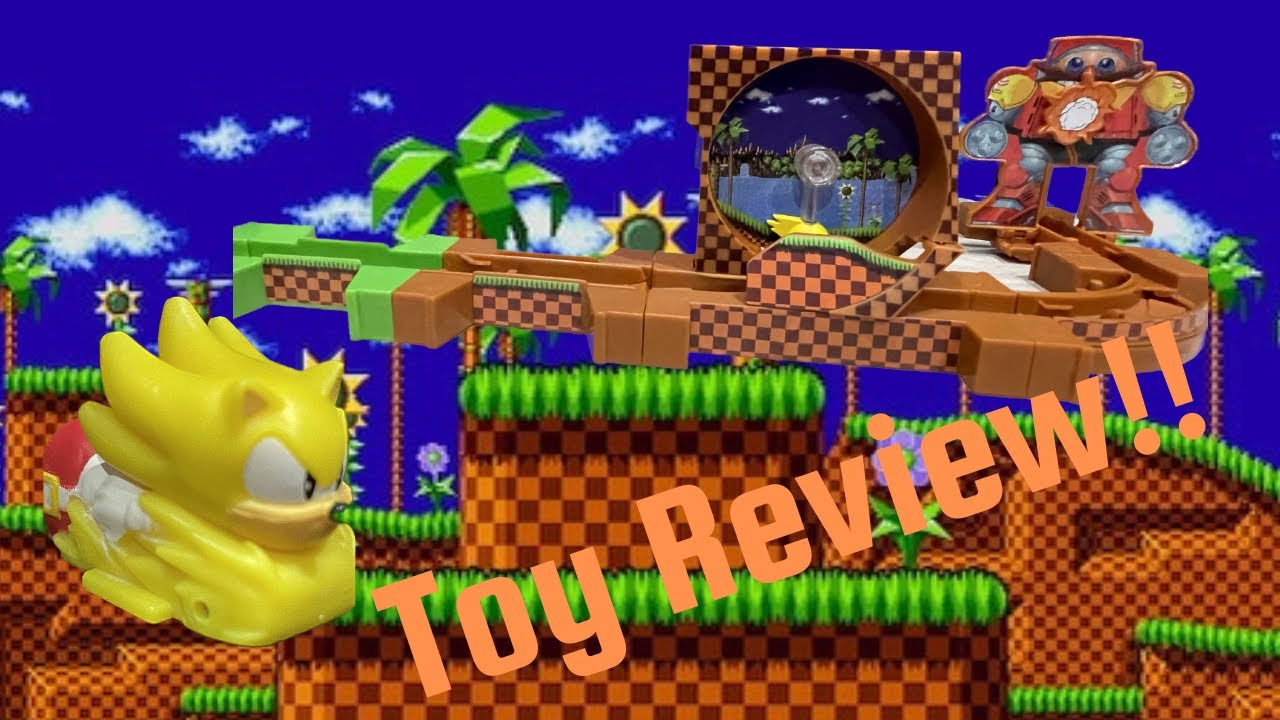 Sonic The Hedgehog-GO GO RACERS SUPER SONIC DELUXE PLAY SET Toy Review ...