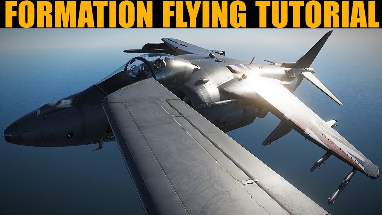 Flying Basics: Plane Formation Flying Guide | DCS WORLD - YouTube