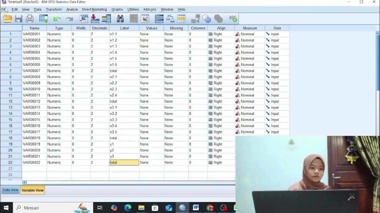 TUTORIAL MENGOLAH DATA KUESIONER KE APLIKASI SPSS - YouTube