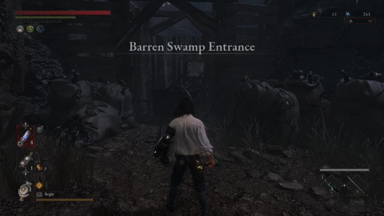 Lies of P - Barren Swamp Entrance stargazer shortcut unlock - YouTube